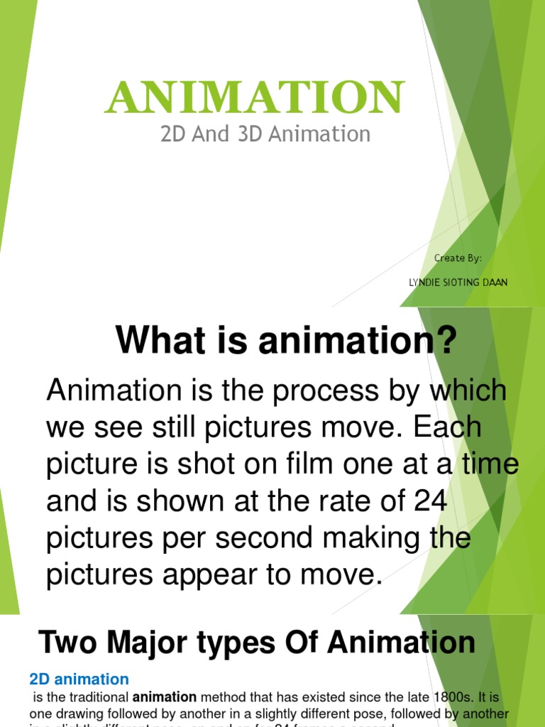 2D and 3D Animation Techniques Guide | PDF | Animation | 3 D Computer ...
