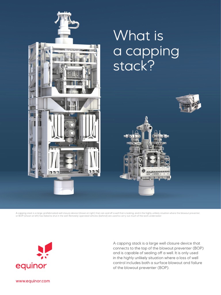 Equinor Capping Stack | PDF | Blowout (Well Drilling) | Subsea (Technology)