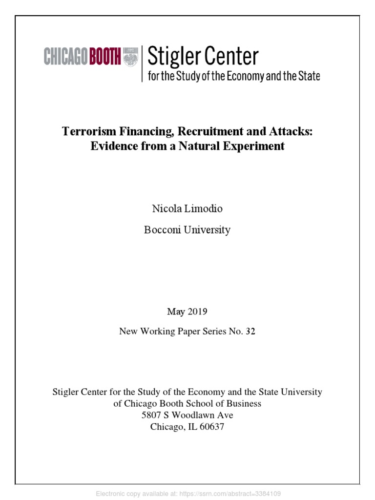 Terrorism Financing Recruitment and Attacks | PDF | Taxes | Counter ...