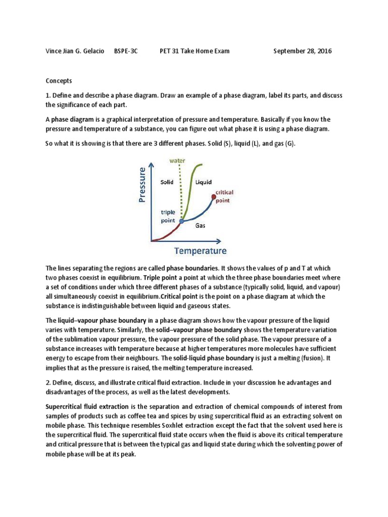 Analytical Chemistry Triple Point | PDF | Phase Diagram | Supercritical ...