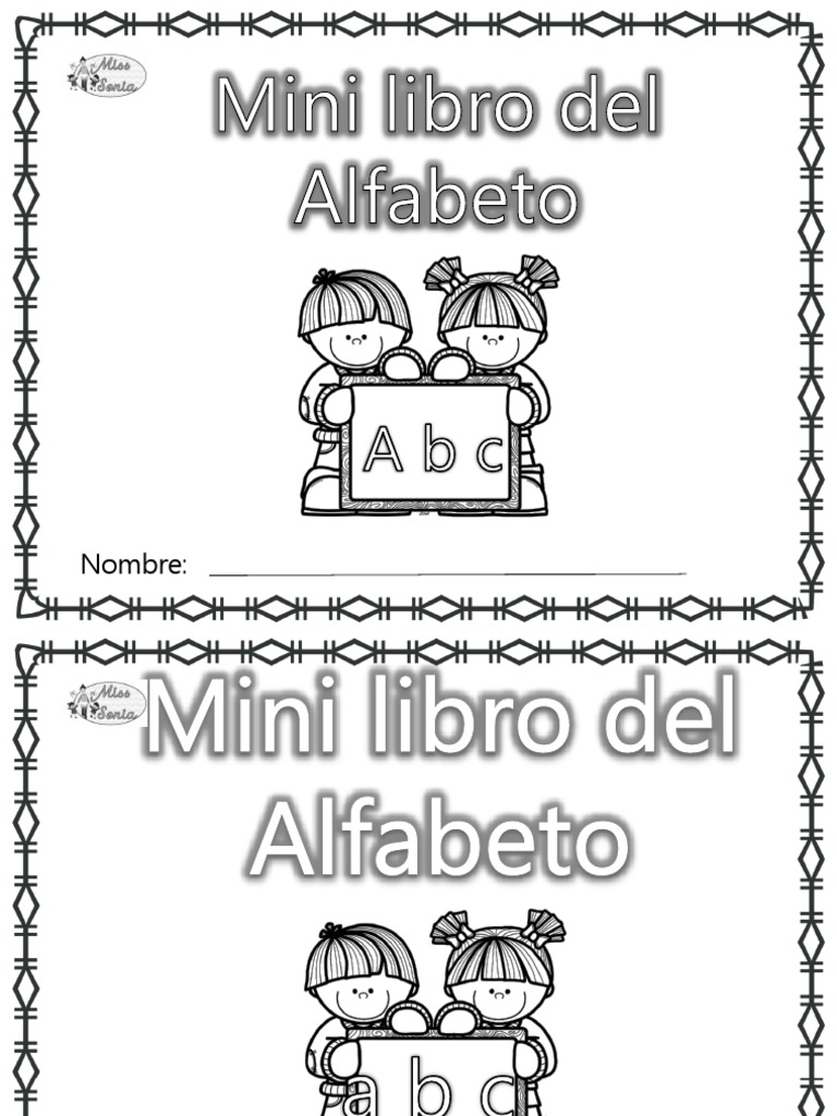 Mini Libro Del Alfabeto | PDF | Hogar, jardinería y bricolaje