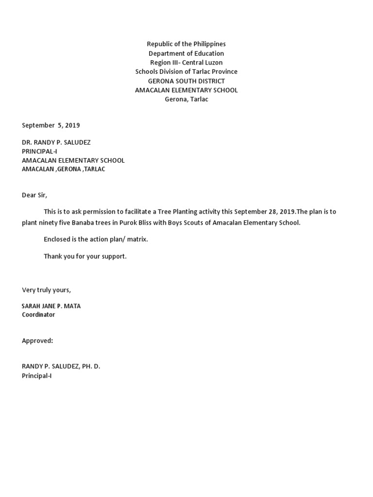 Action Plan in Tree Planting and Clean Up Drive Activity | Download ...