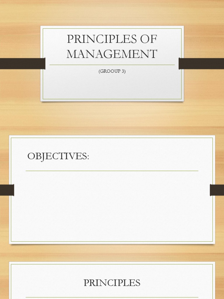 Principles of Management | PDF