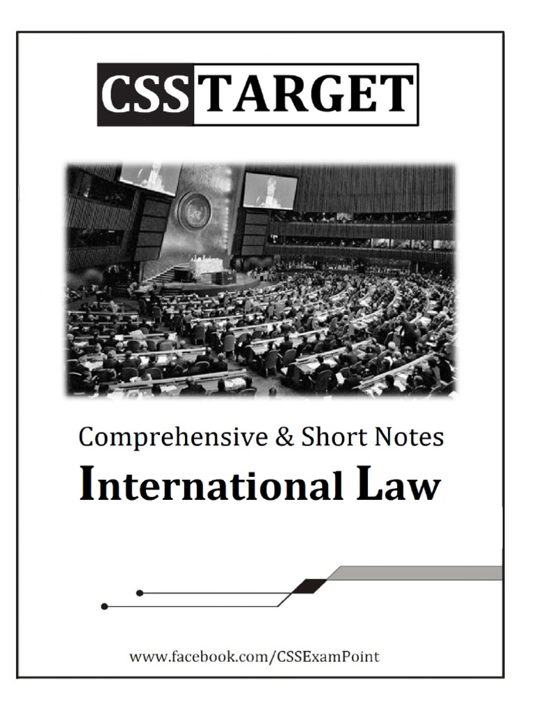International Law Notes For CSS Aspirants PDF | PDF | Treaty ...