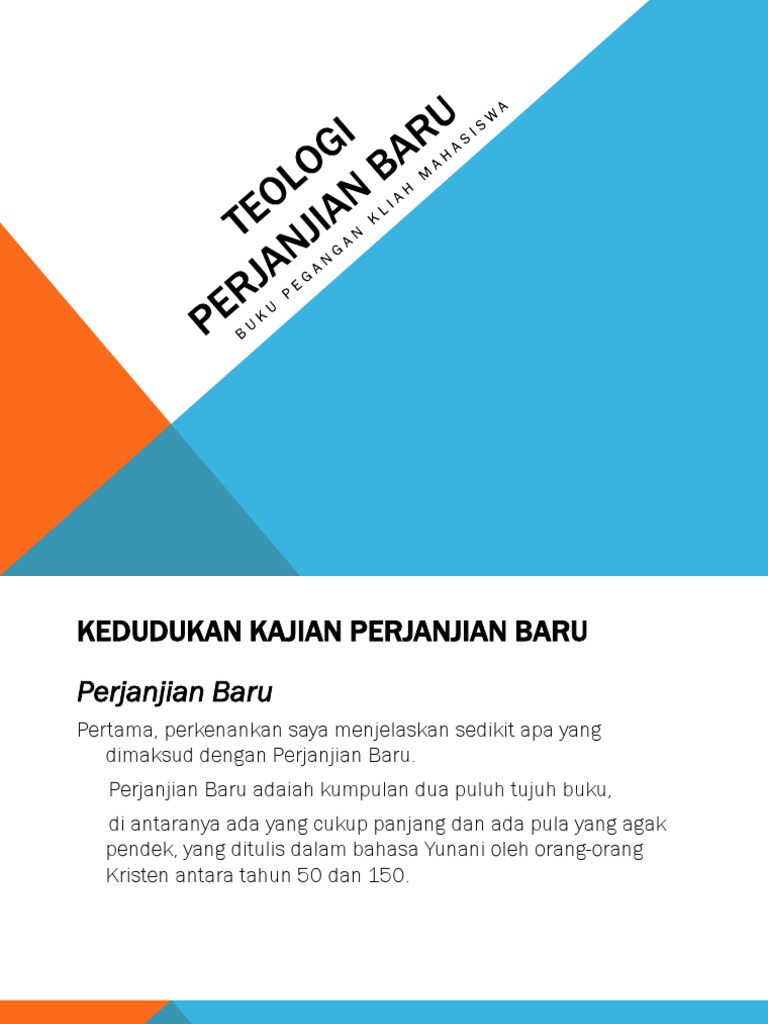 Teologi PB | PDF