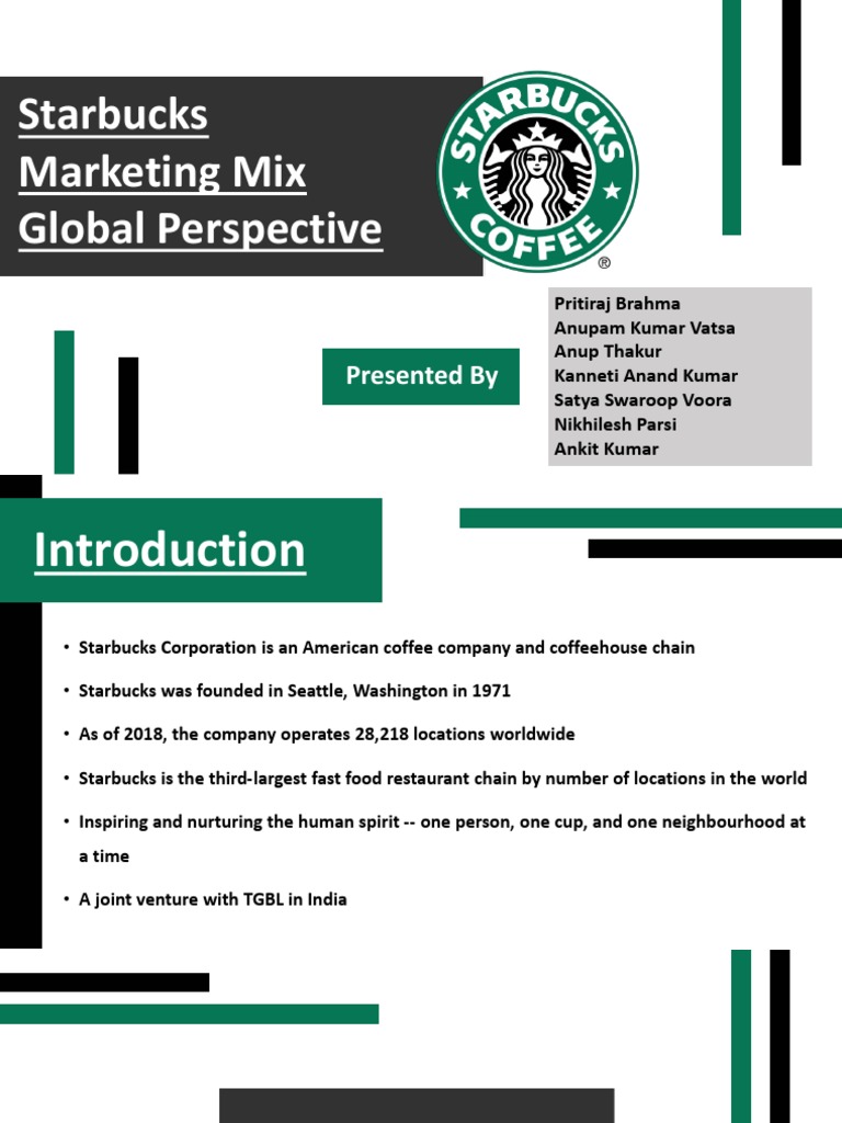 Starbucks - Marketing Mix | PDF | Starbucks | Coffeehouse