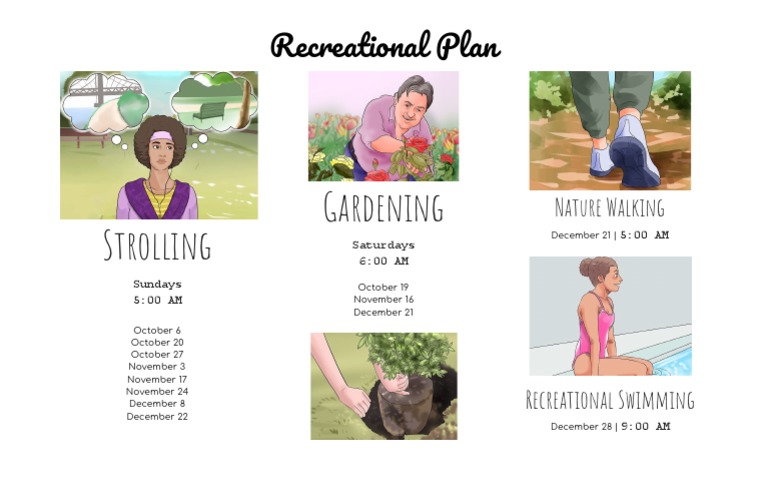 Recreational Plan: Strolling Gardening | PDF