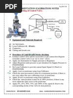 Control Valve Maintenance Checklist | PDF | Leak | Valve