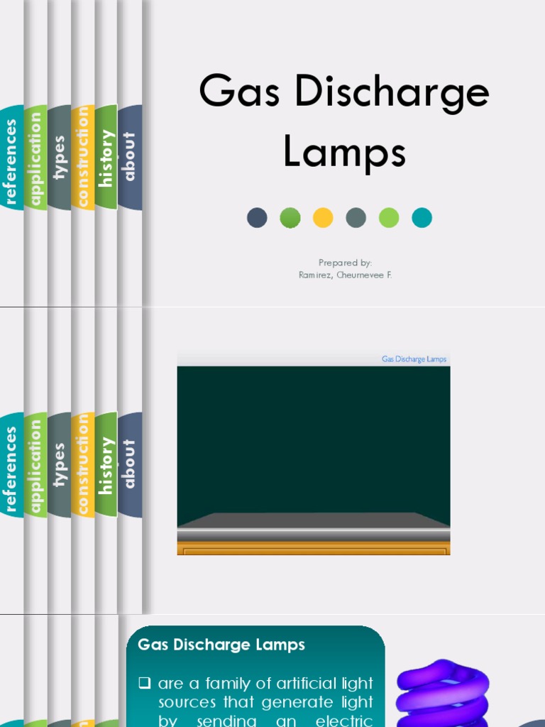 Gas Discharge Lamps | PDF | Plasma Physics | Glass Applications