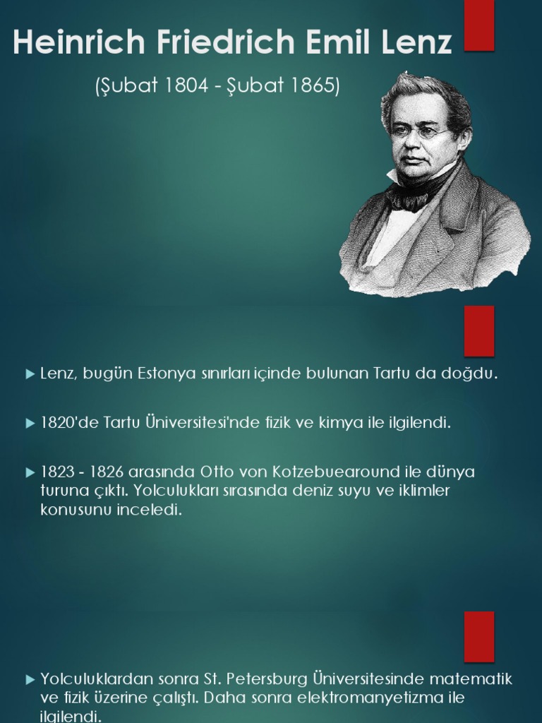 Heinrich Friedrich Emil Lenz | PDF Heinrich Friedrich Emil Lenz | PDF