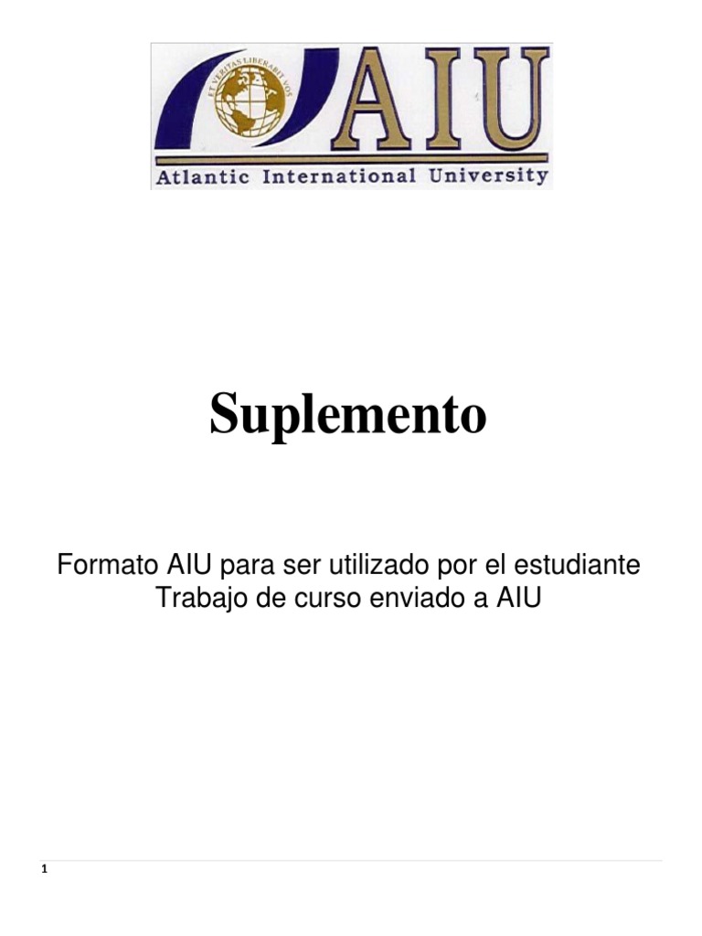 AIU | PDF