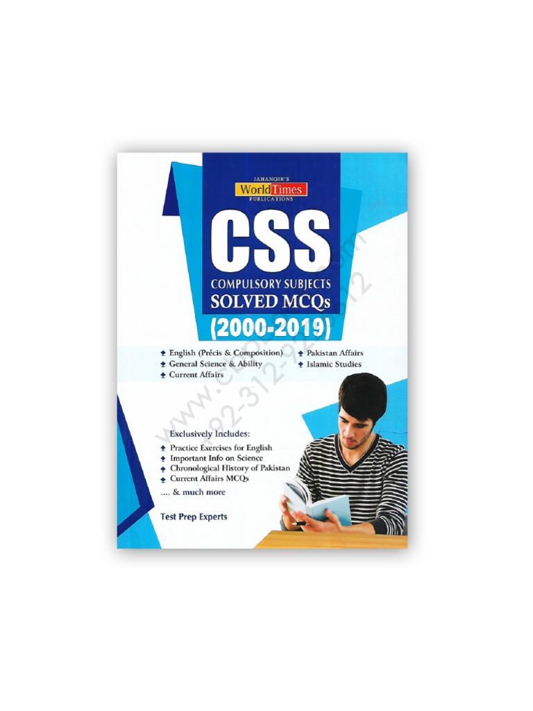 JWT Css Compulsory Subjects Solved Mcqs (2000-2019) PDF | PDF