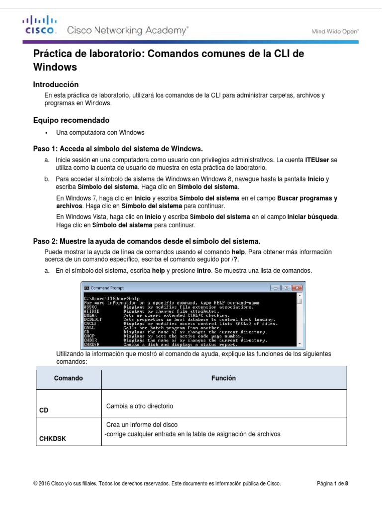 Lab Practica de Comandos CLI Terminado | PDF | Archivo de computadora ...