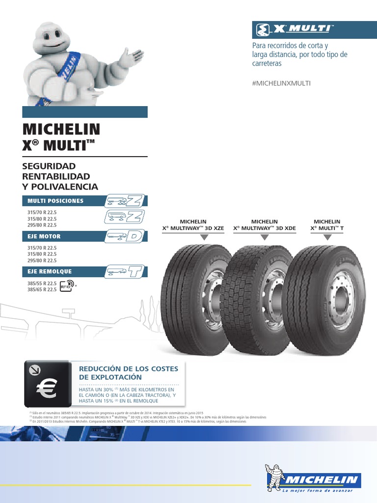 X Multi T | PDF | Neumático | Vehículos