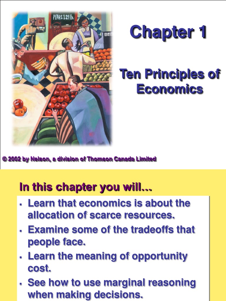CH 1 Ten Principles of Economics | PDF | Microeconomics | Economics