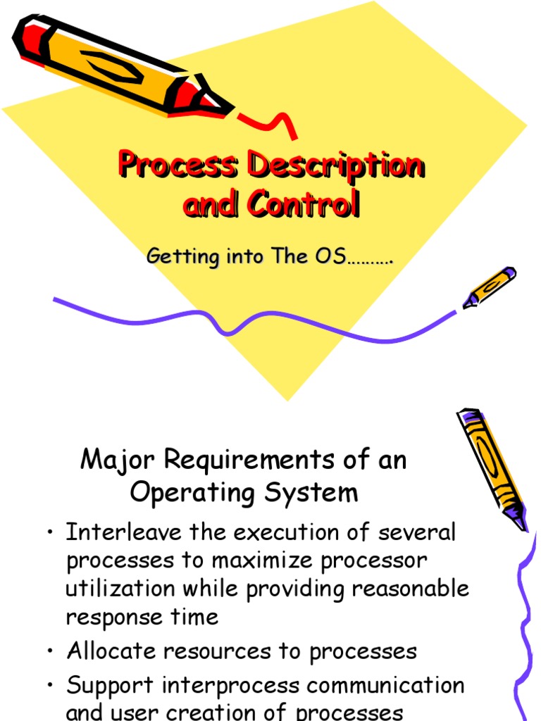 Process Description And Control Pdf Process Computing Operating System