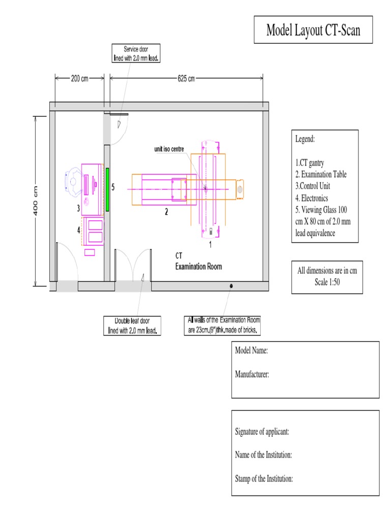 Model Layout CT Scan | PDF
