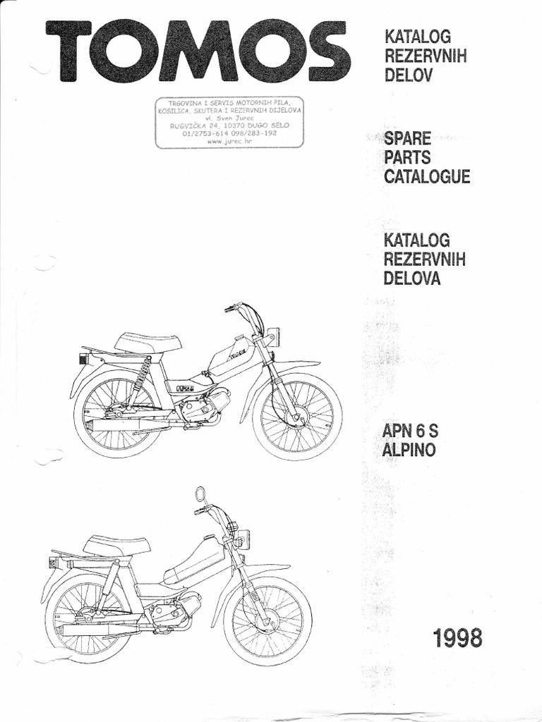Tomos APN 6 Alpino | PDF