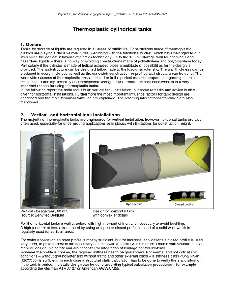 Thermoplastic Tanks | PDF | Thermoplastic | Pipe (Fluid Conveyance)