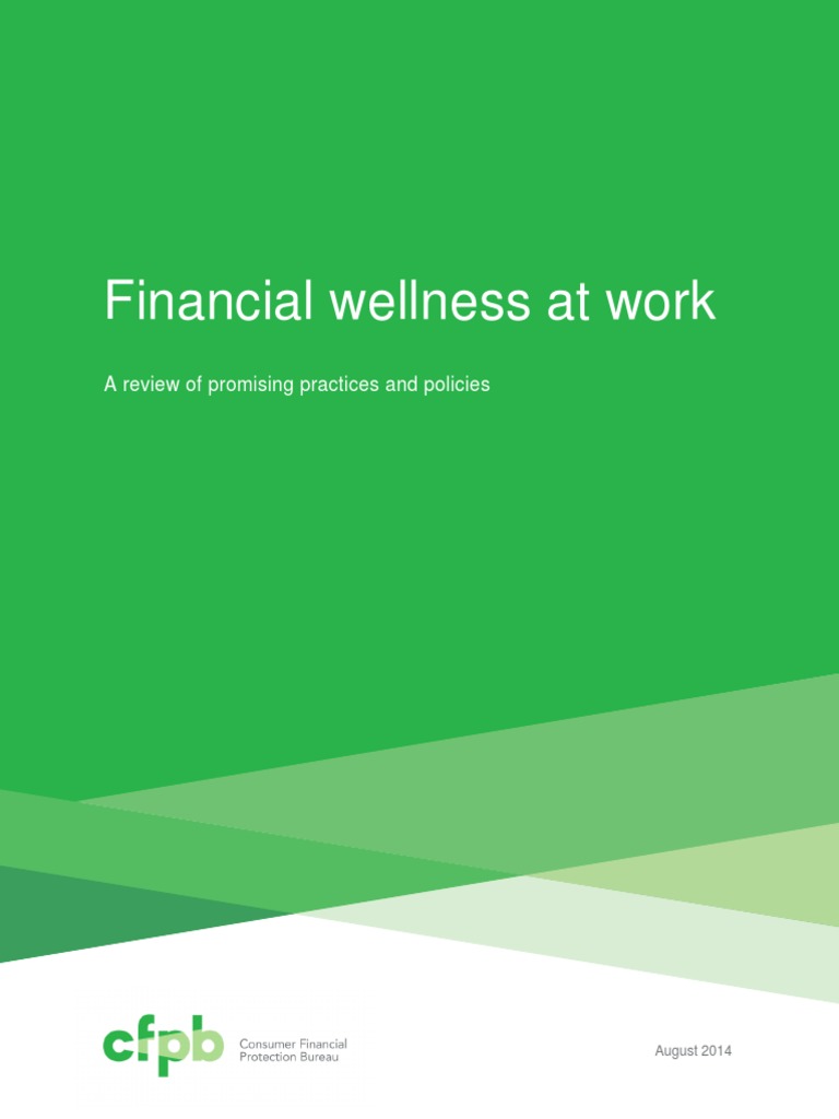 CFPB Report Financial-Wellness-At-Work PDF | PDF | Financial Literacy ...