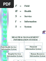 Field Health Information System PDF | PDF | Health System | Health Care