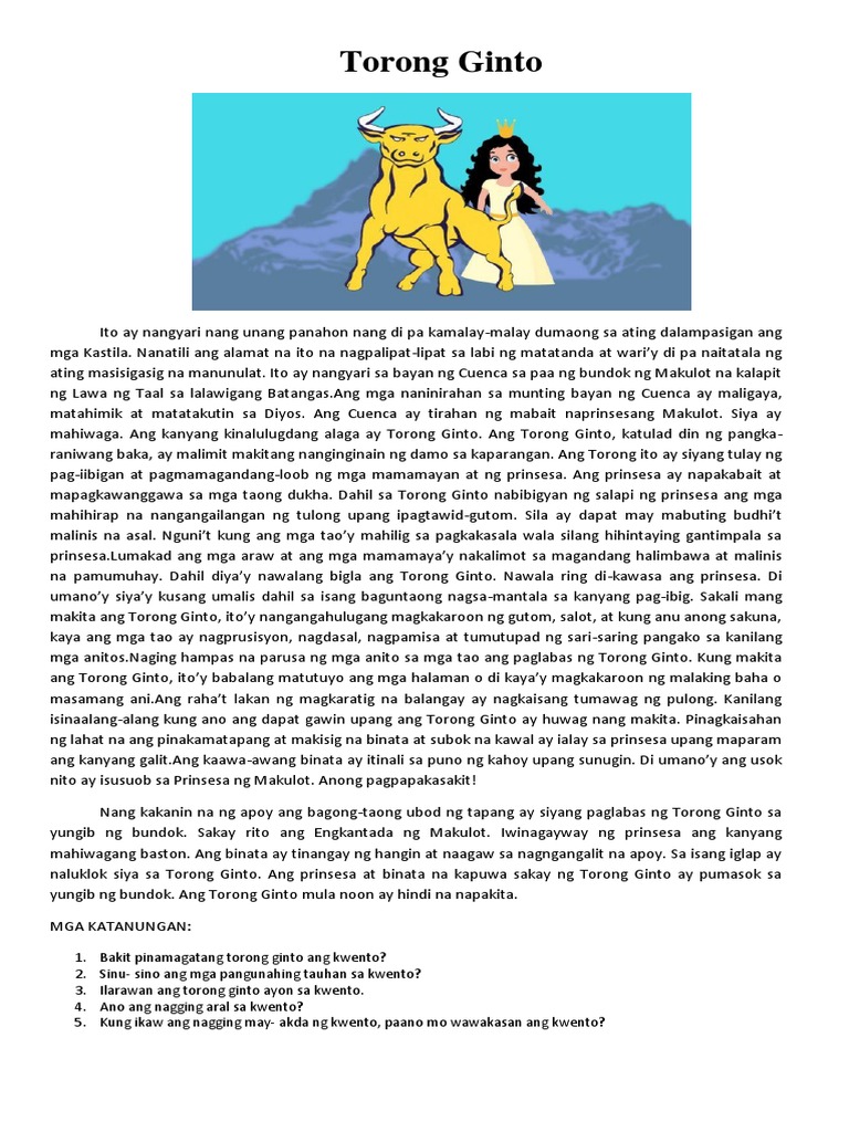 Torong Ginto | PDF