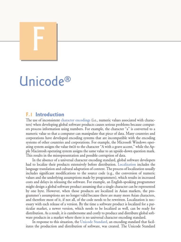 Unicode®: Character Encodings | PDF | Character Encoding | Text File