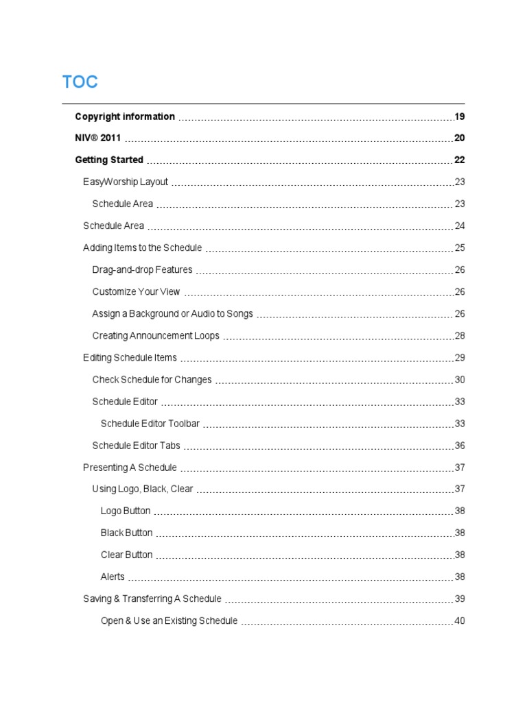 Easy Worship 7 Manual | PDF | Menu (Computing) | Button (Computing)