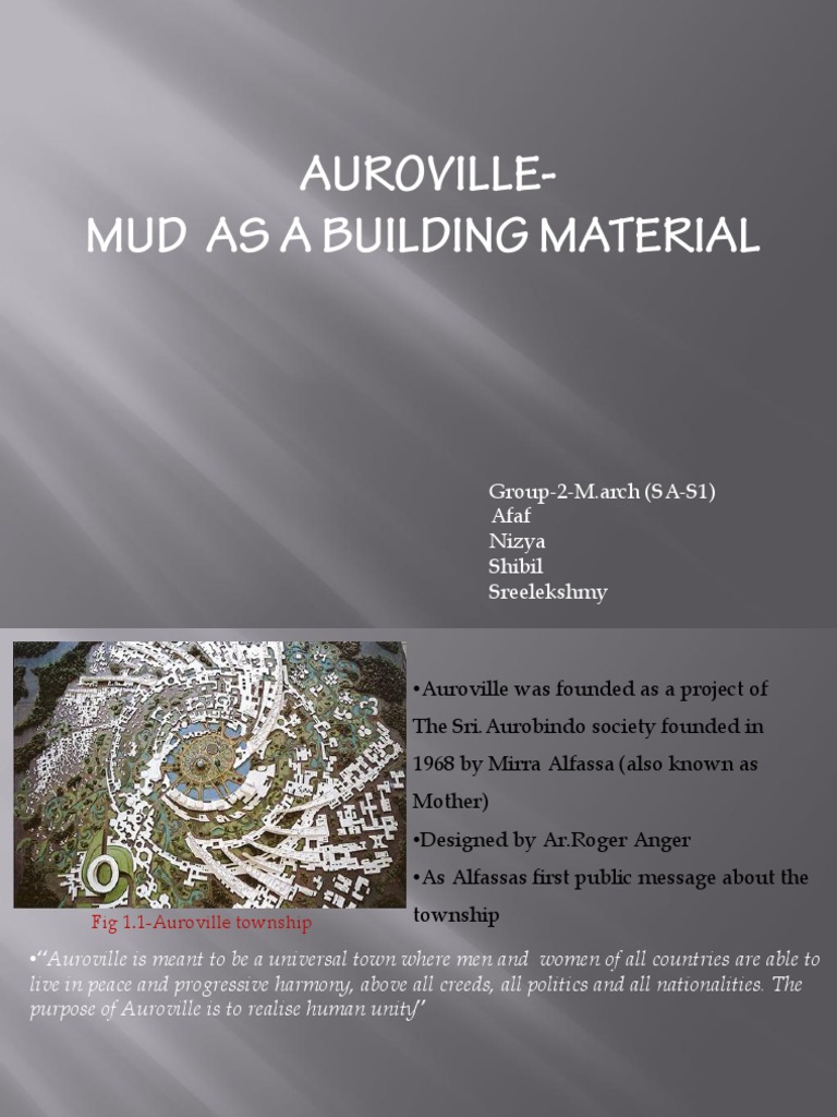 Auroville-Mud Construction Technique | PDF | Soil | Materials