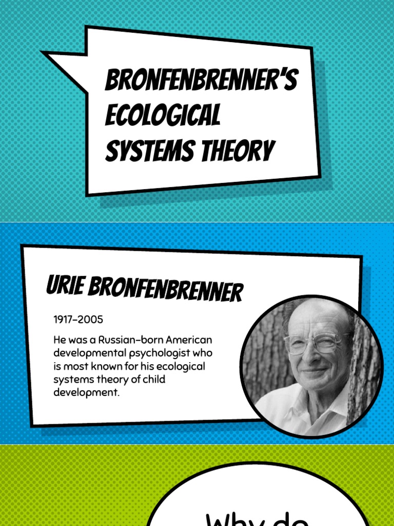 Bronfenbrenner's Ecological Theory | PDF