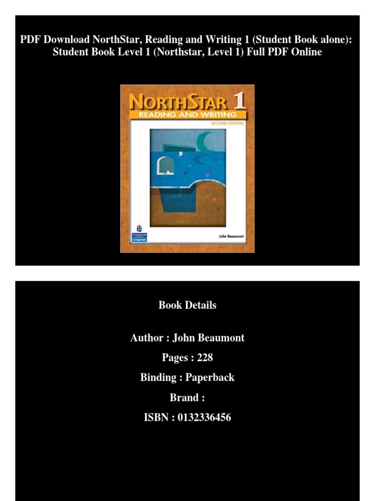 PDF Download Northstar, Reading and Writing 1 (Student Book Alone ...