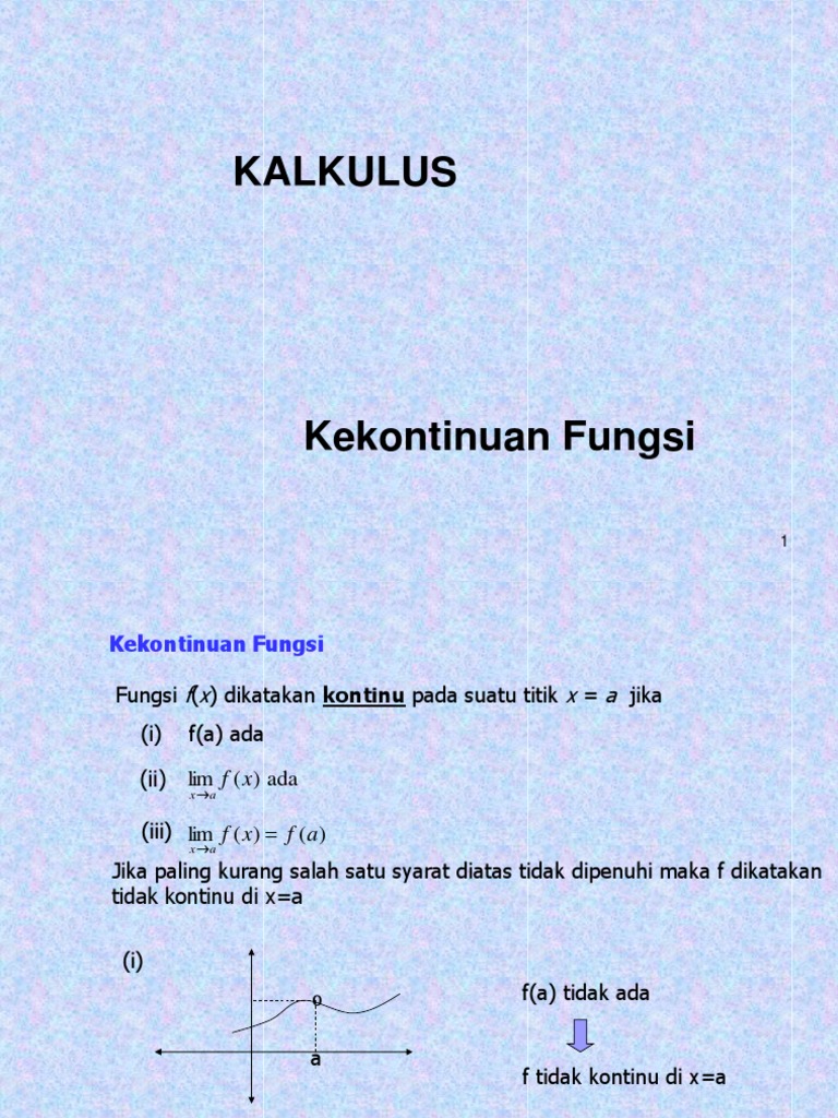 Fungsi Kontinu | PDF