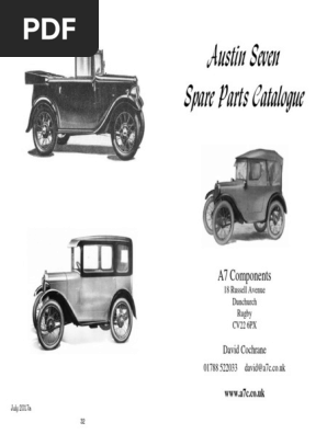 Austin Seven Spare Parts Catalogue | Reviewmotors.co