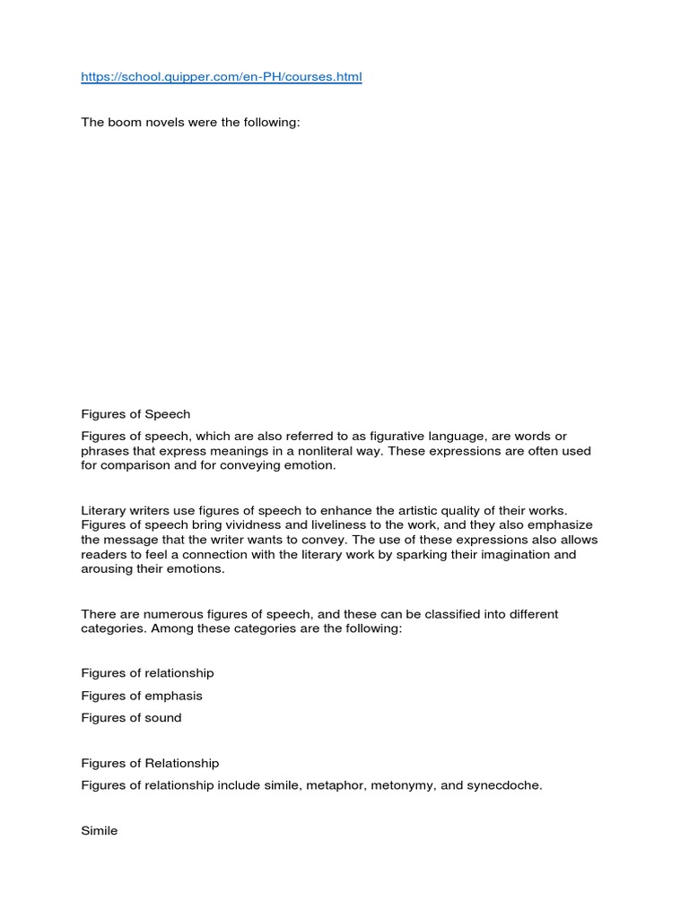 Literary Techniques Explained: A Comprehensive Guide to Figures of ...