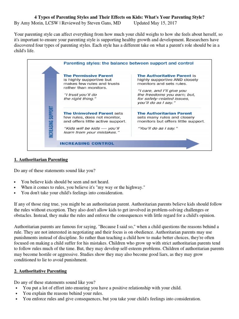 Nurture Parenting Types PDF | PDF | Parenting | Relationships