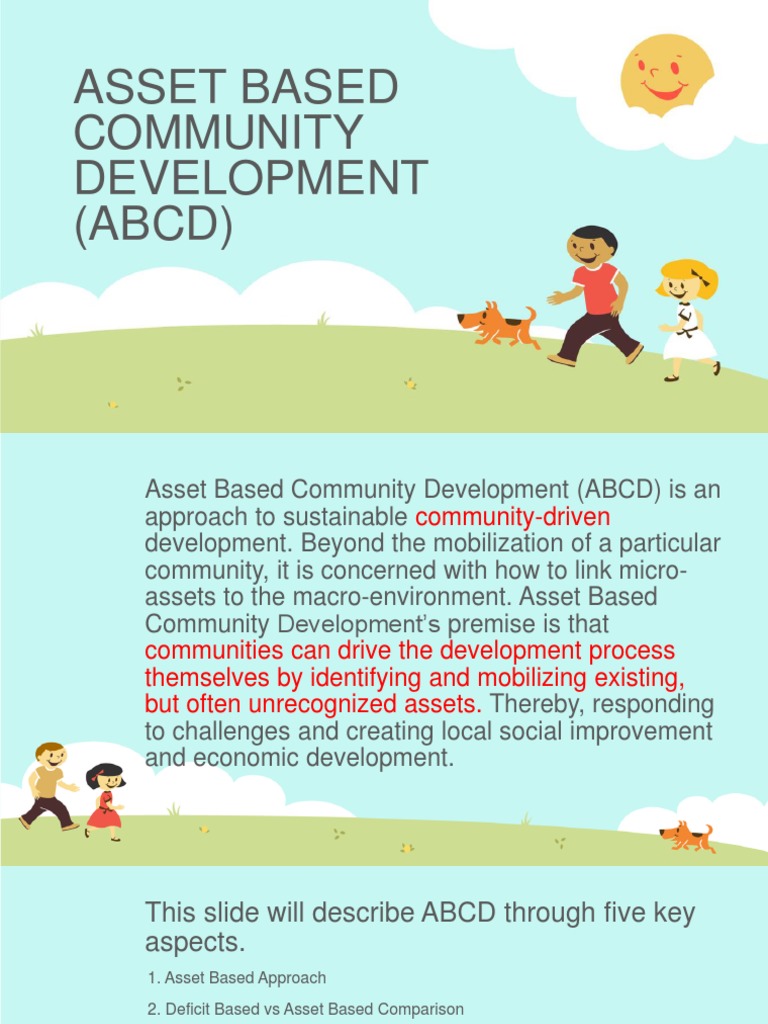 Asset Based Community Development (Abcd) | Download Free PDF | Economic ...