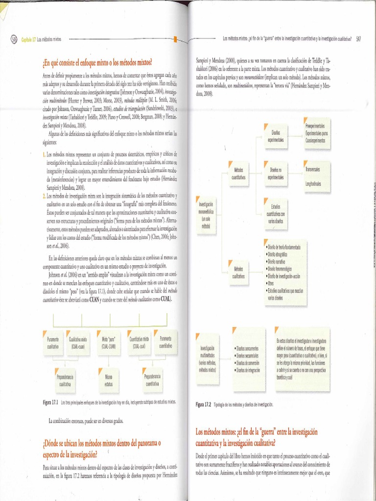 LECTURA 3 en Que Cosiste El Enfoque Mixto o Los Metodos Mixtos | PDF