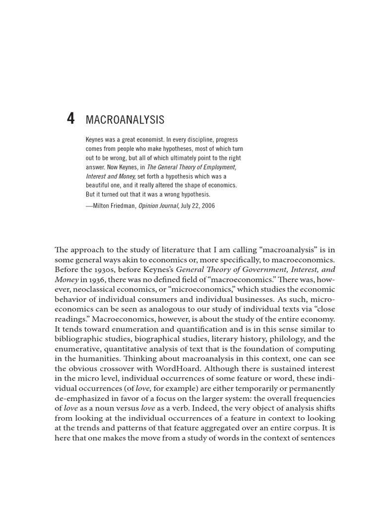 JOCKERS, Matthew Lee. Macroanalysis Cap 4-7.PDF. FOCAR CAP 4-5 | PDF | Economics | Macroeconomics