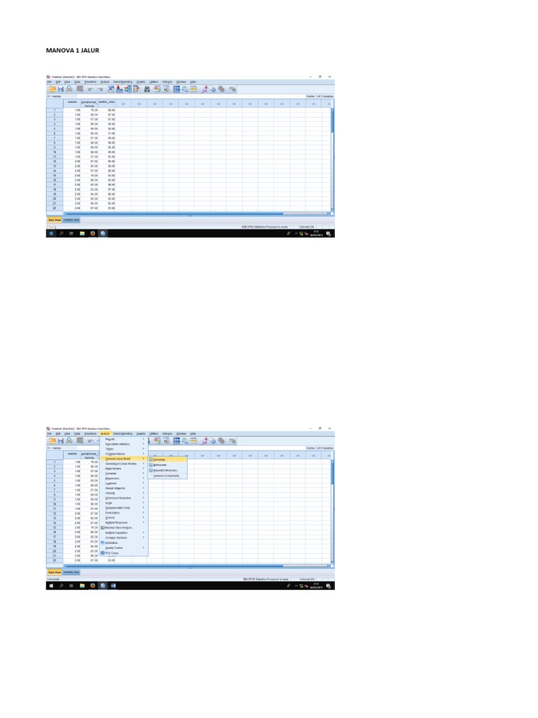 Manova Sis | PDF | Multiple Comparisons Problem | Errors And Residuals