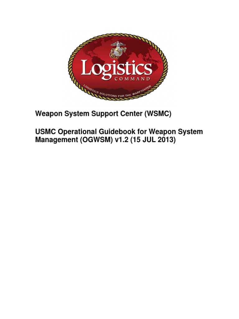 USMC Guidebook For Weapon System Management | PDF | United States ...