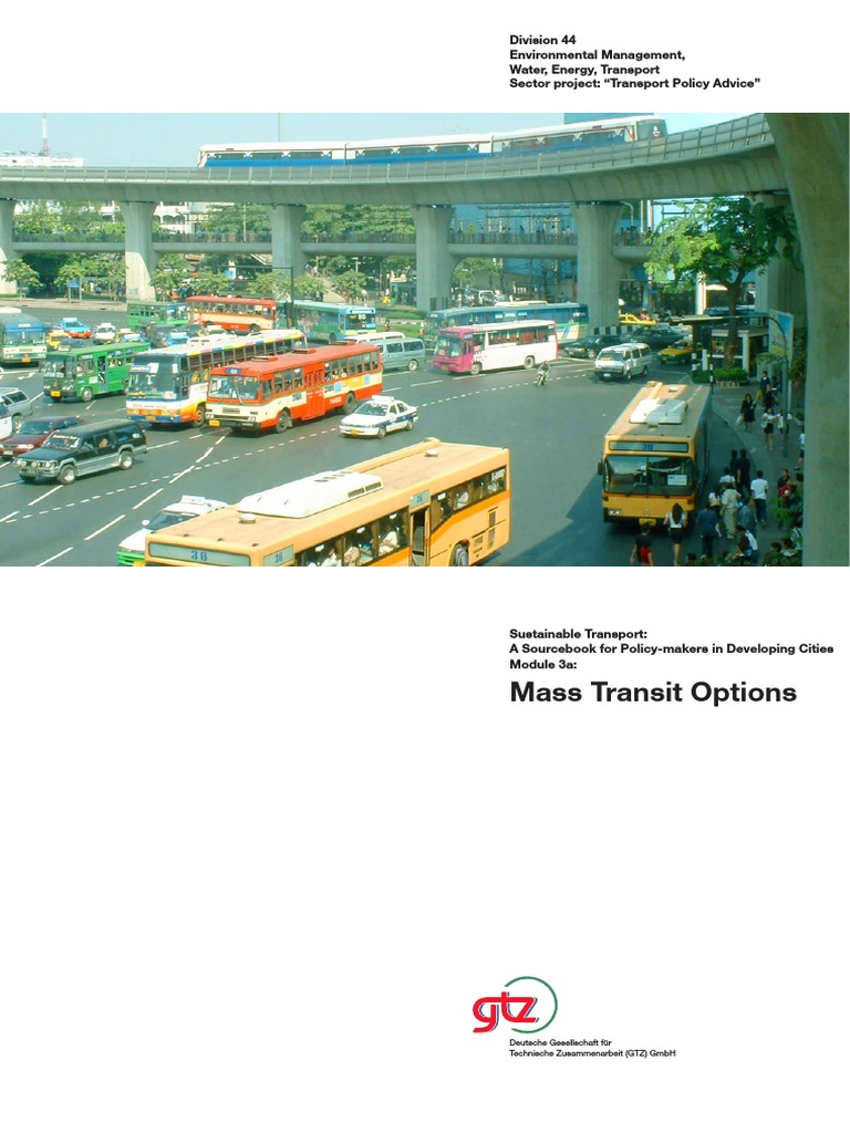 Mass Transit Options for Developing Cities | PDF | Rapid Transit ...
