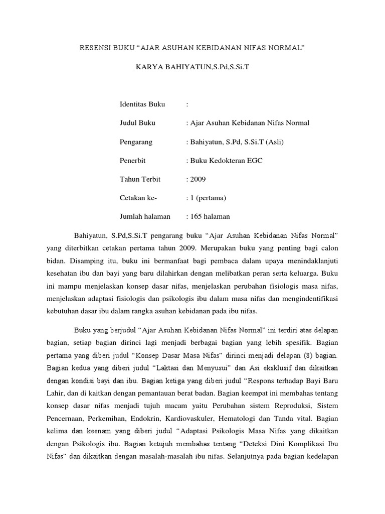 Tugas Resensi Buku | PDF