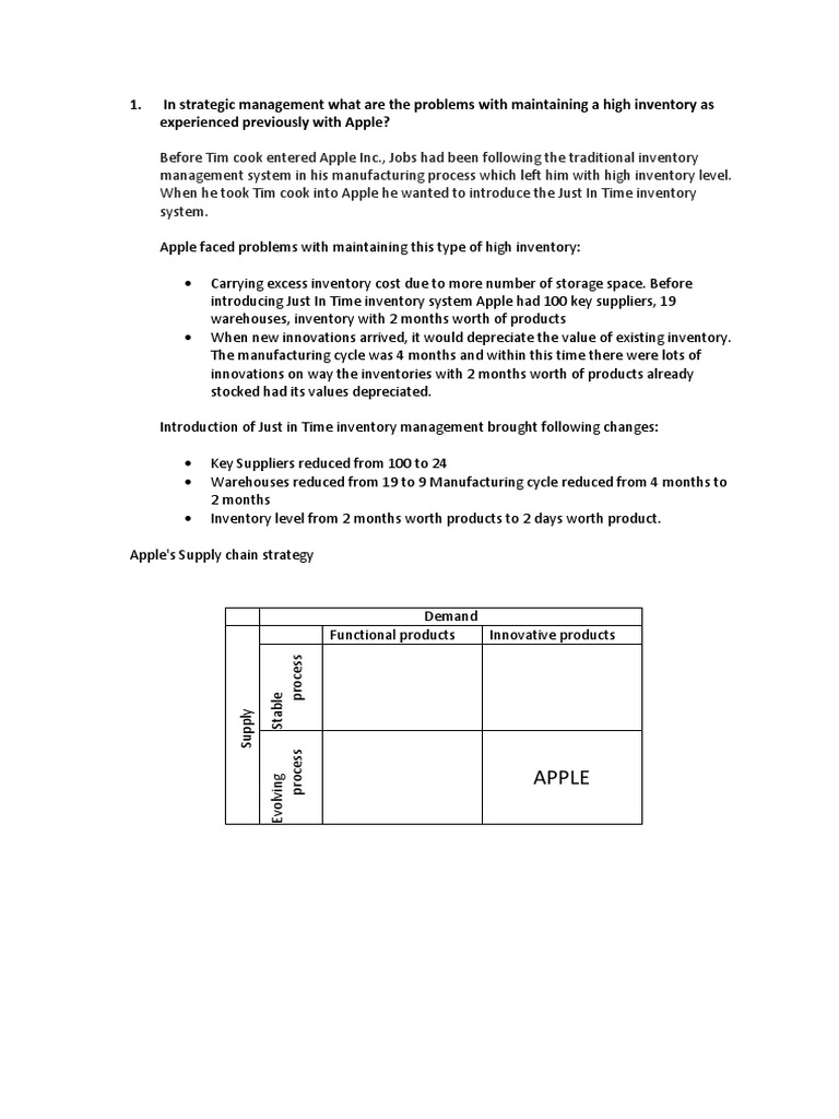in Strategic Management What Are The Problems With Maintaining A High ...