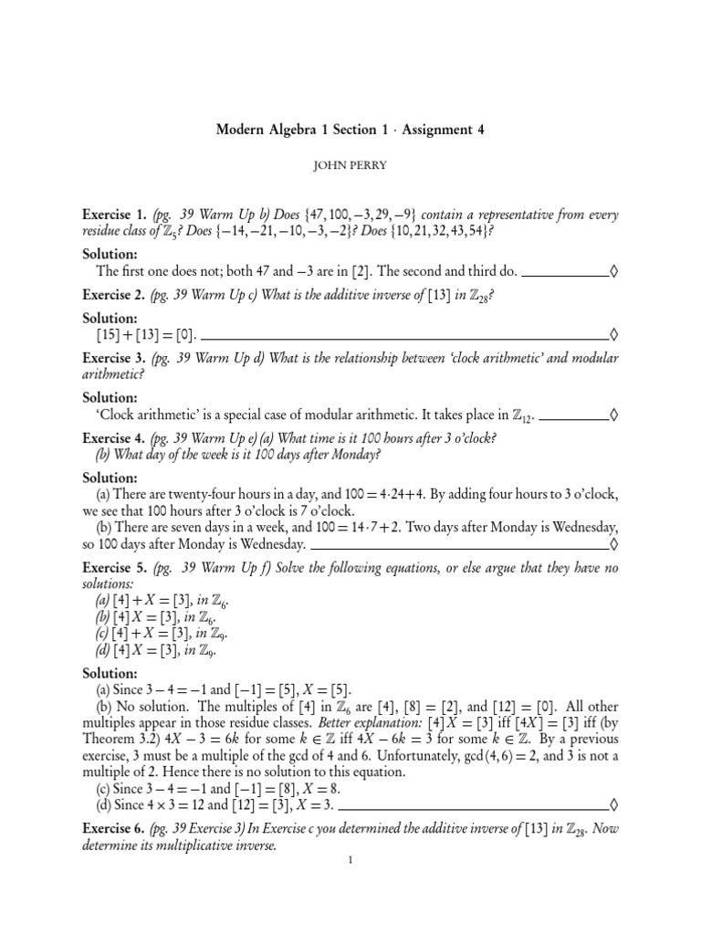 Ejercicios Resueltos | PDF | Integer | Number Theory