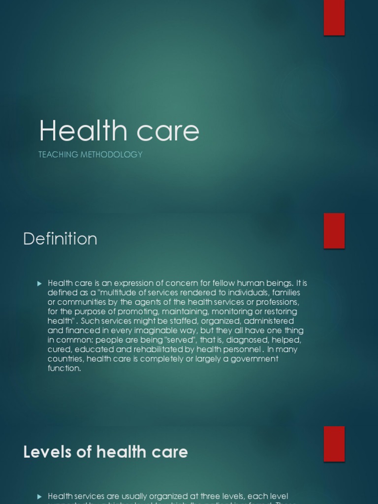 Health Care: Teaching Methodology | PDF | Health Care | Hospital