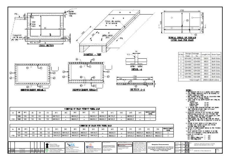 RCC Cover Drain Drawing-R1 | PDF | Business