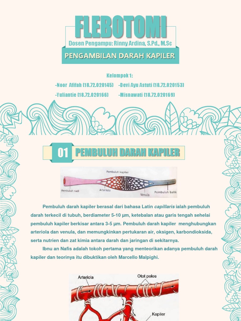 Tugas Flebotomi Kel 1 | PDF