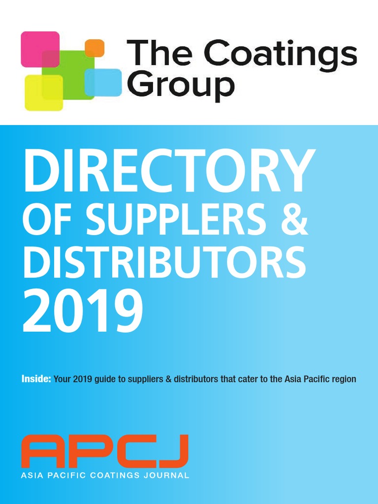 APCJ Directory 2019 | PDF | Chemical Industry | Pigment