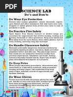 Lab Safety Rules Poster PDF | PDF | Safety | Nature