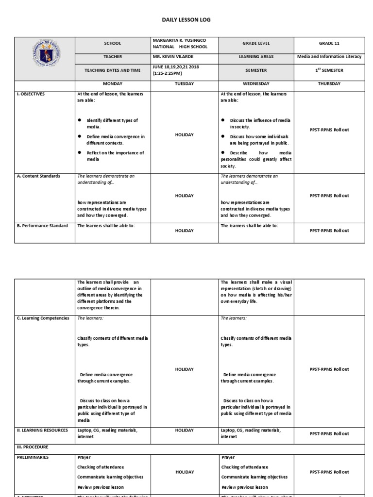 Media and Information Literacy (Week 3) | PDF | Information Literacy ...
